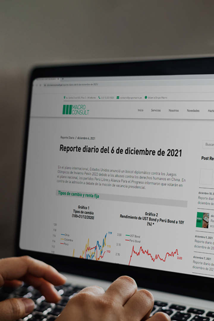 ¡Mantente informado! Lee aquí nuestro Reporte Diario - Macroconsult